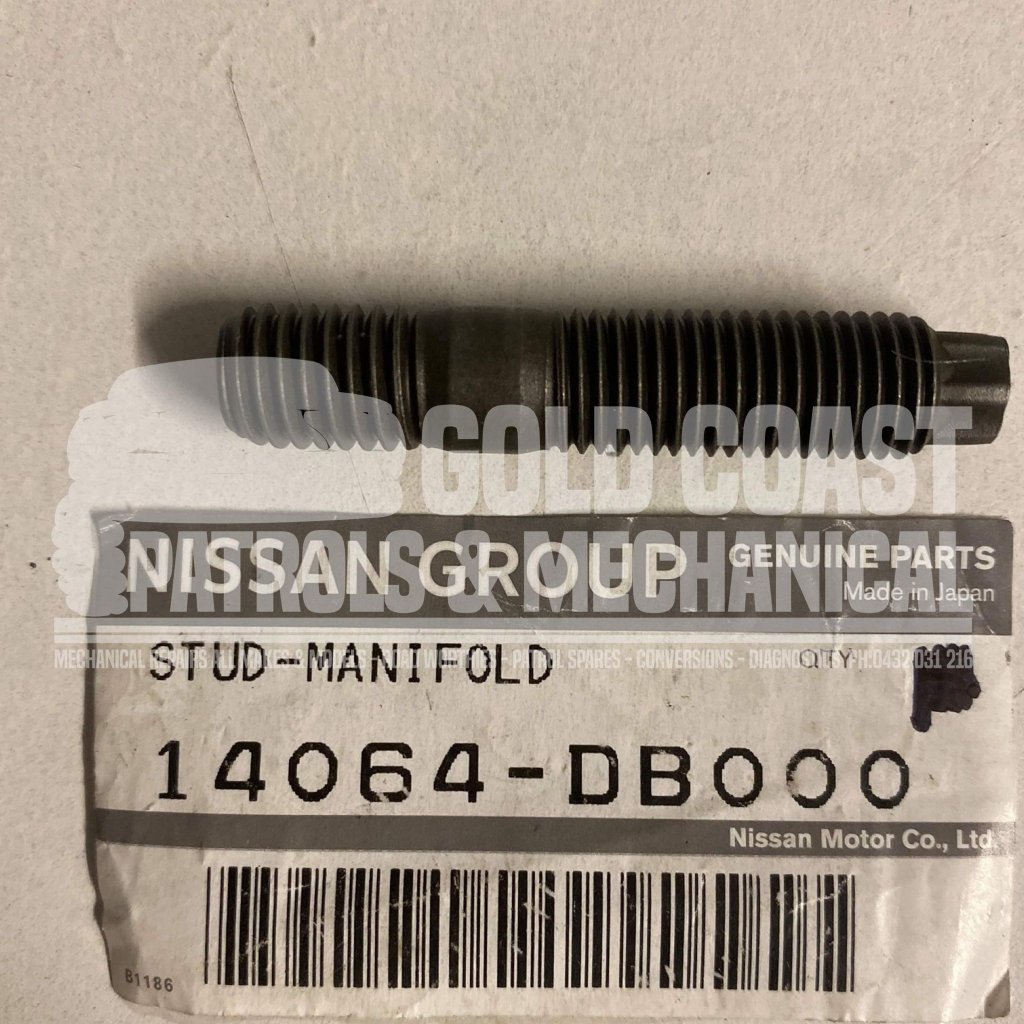 Genuine Nissan Patrol ZD30 GU Y61 EXHAUST MANI FOLD STUD (14064DB000 ...