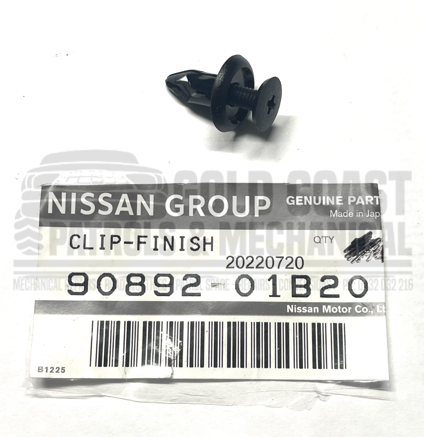GENUINE NISSAN PATROL GU Y61 OUTER SCUTTLE PANEL CLIPS (9089201B20 ...