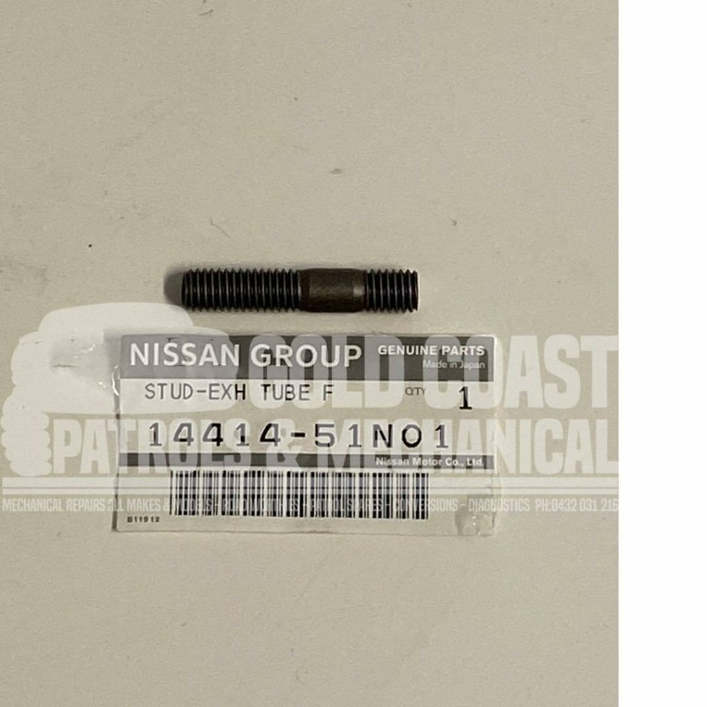 GENUINE NISSAN PATROL GU TD42T TURBO TO DUMP PIPE STUDS (1441451N01 ...