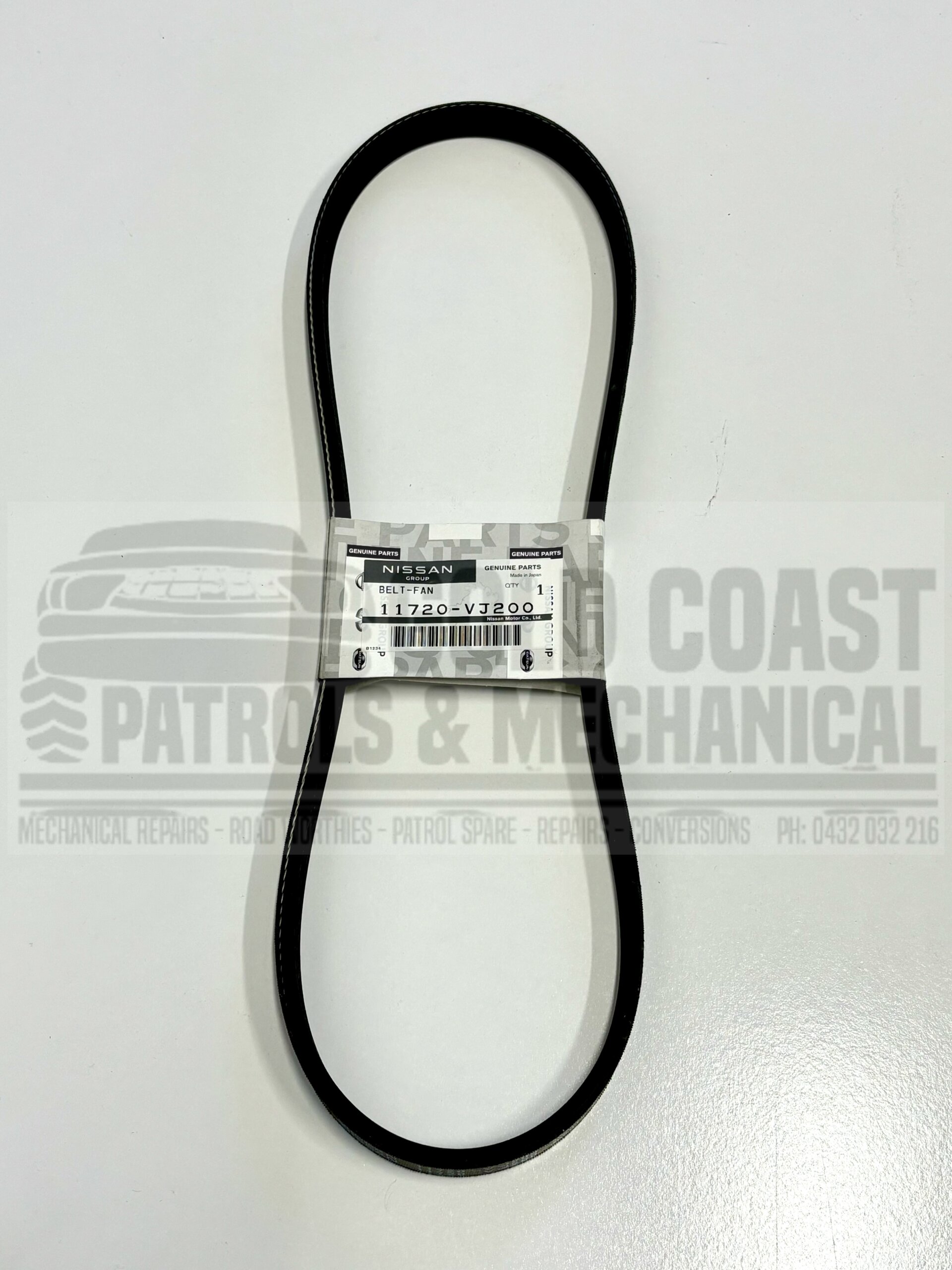 GENUINE NISSAN PATROL GU TB48 AC COMPRESSOR BELT (11720VJ200)