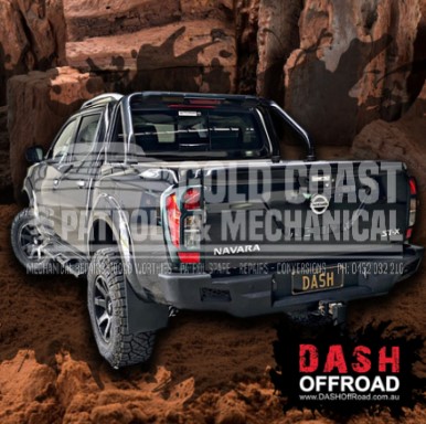 NP300 rear bar - satin black Nissan Navara NP300 Series 1-4 2015 - Mid ...