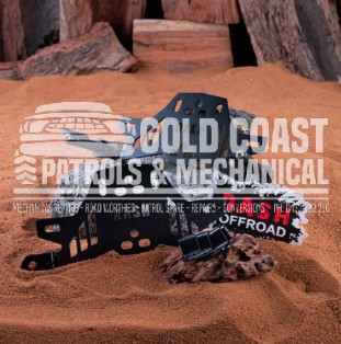 DASH OffRoad Foldable Maxtrax Pin Mount Roof Rack & Ladders - Gold ...