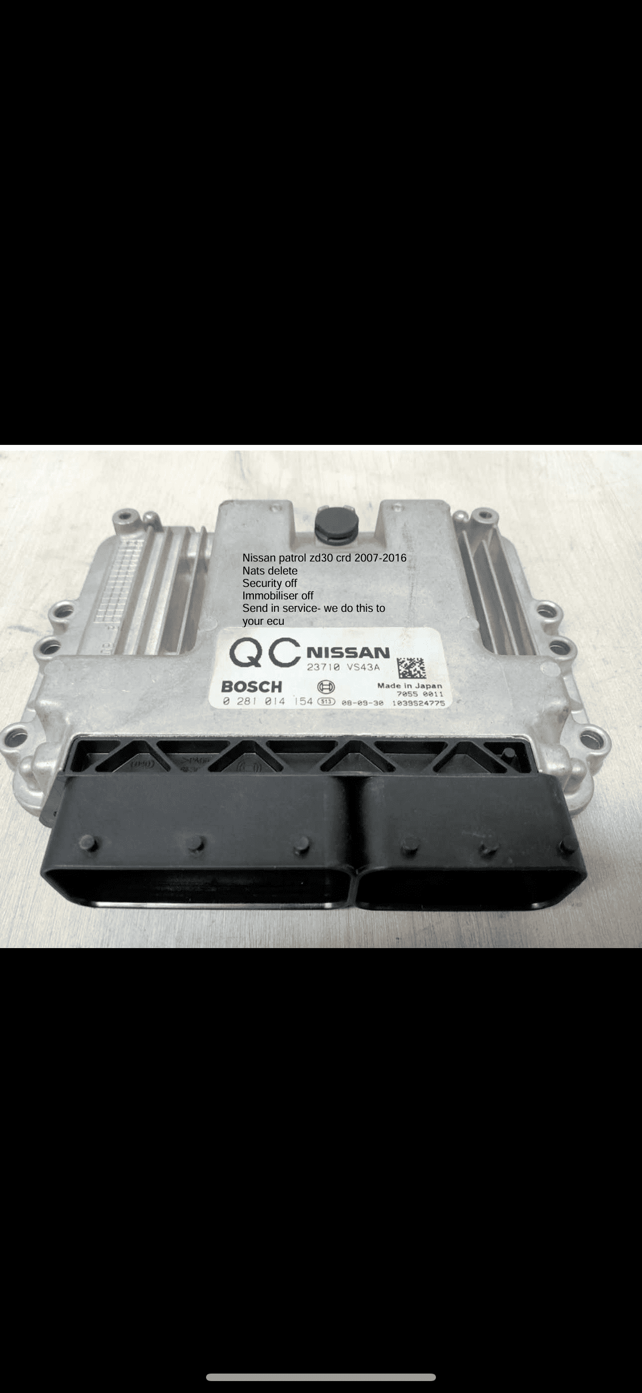 Nissan Patrol Zd30 Crd Common Rail Ecu Nats Delete Security Off ...